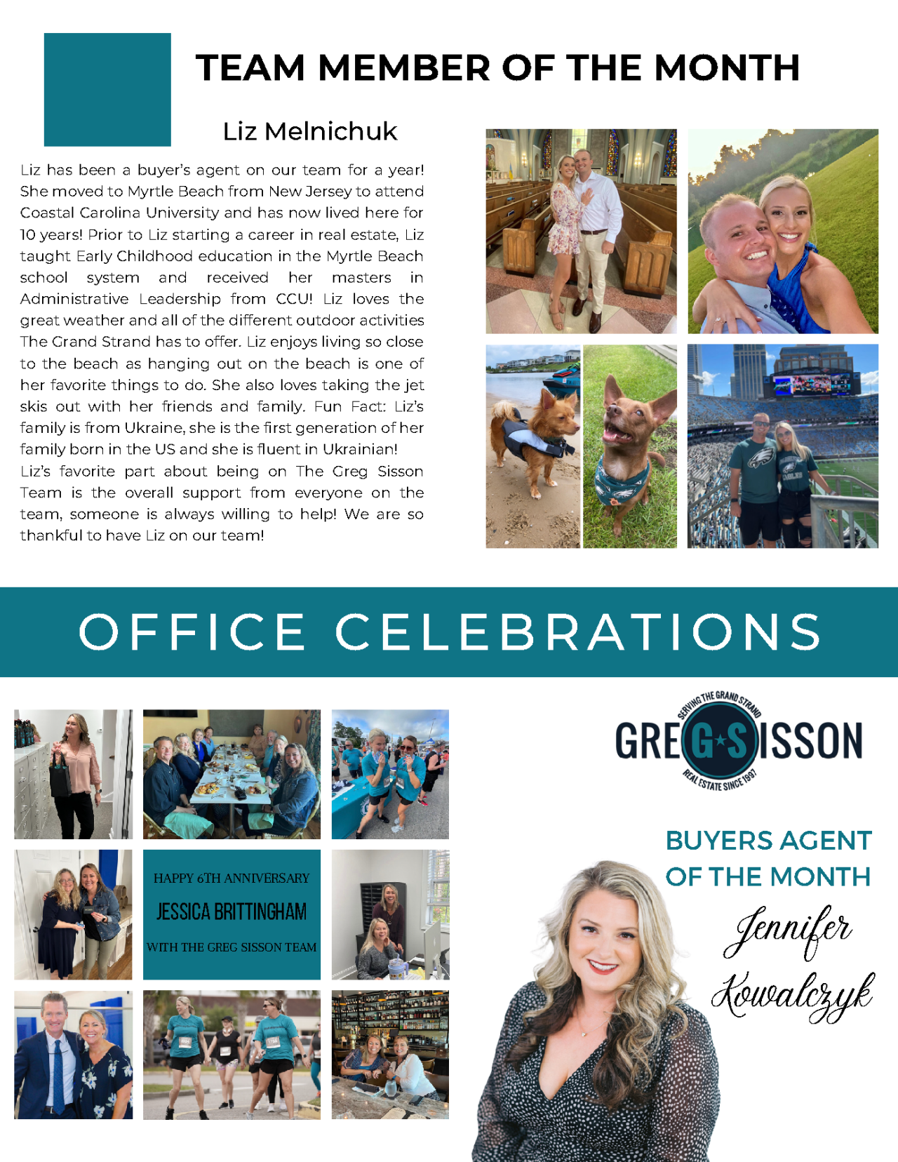 August Newsletter | Greg Sisson